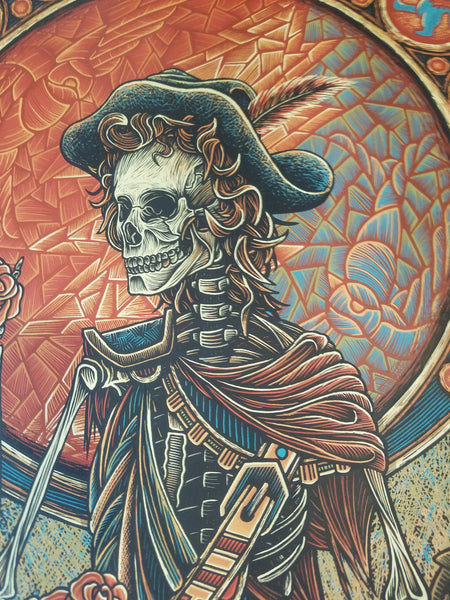 "GRATEFUL DEAD" Luke Martin Timed Edition Poster 2020 – Posterflip.com